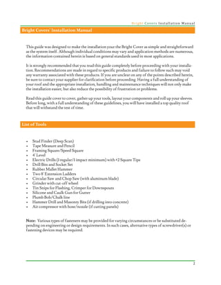 Bright_Covers_Installation_Manual | PDF | Home Improvement | Home & Garden