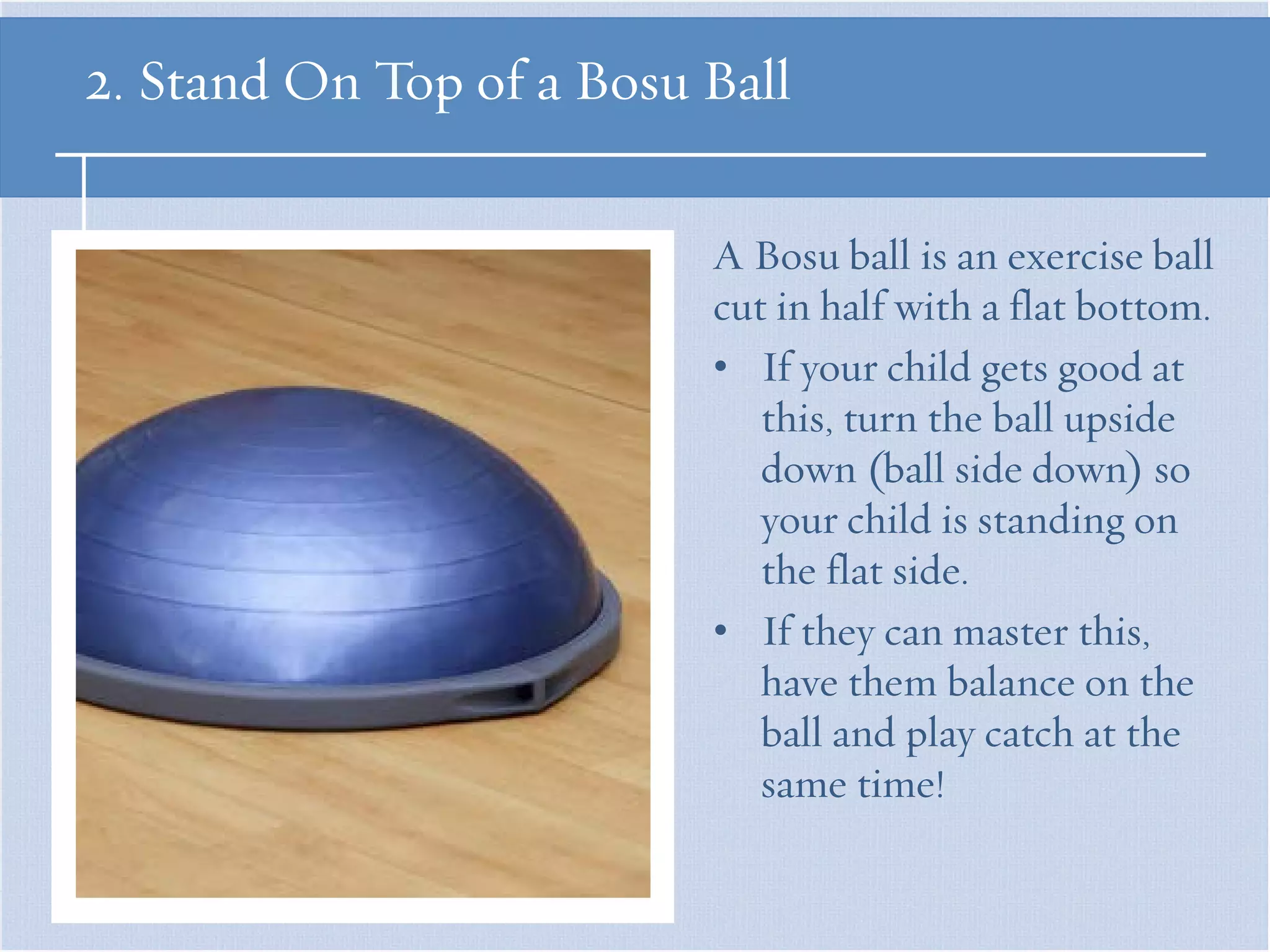 5 Balance Activities for Children | PDF