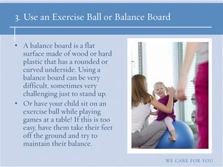 5 Balance Activities for Children | PDF