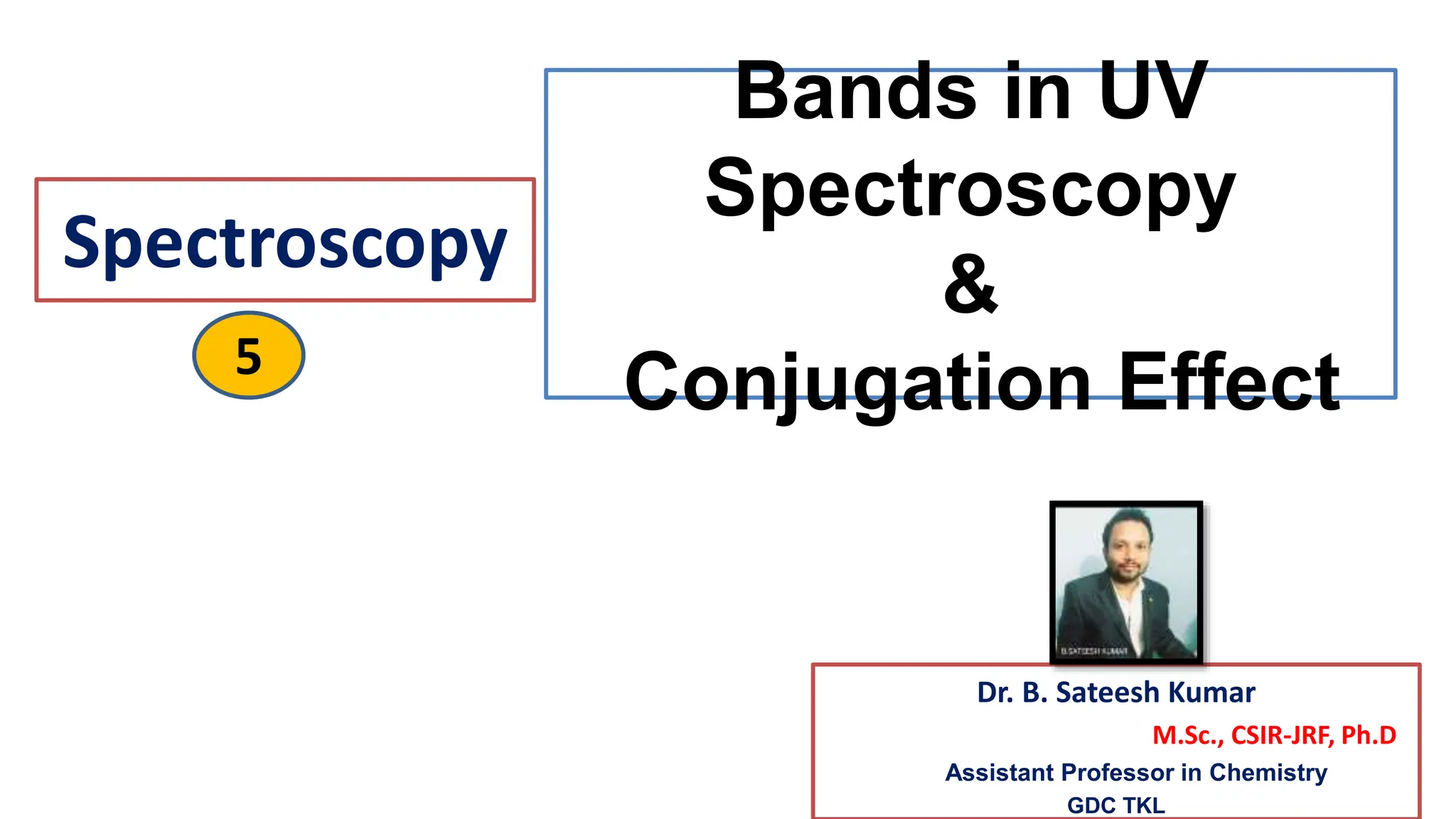 Bands in UV Spectroscopy | PPTX