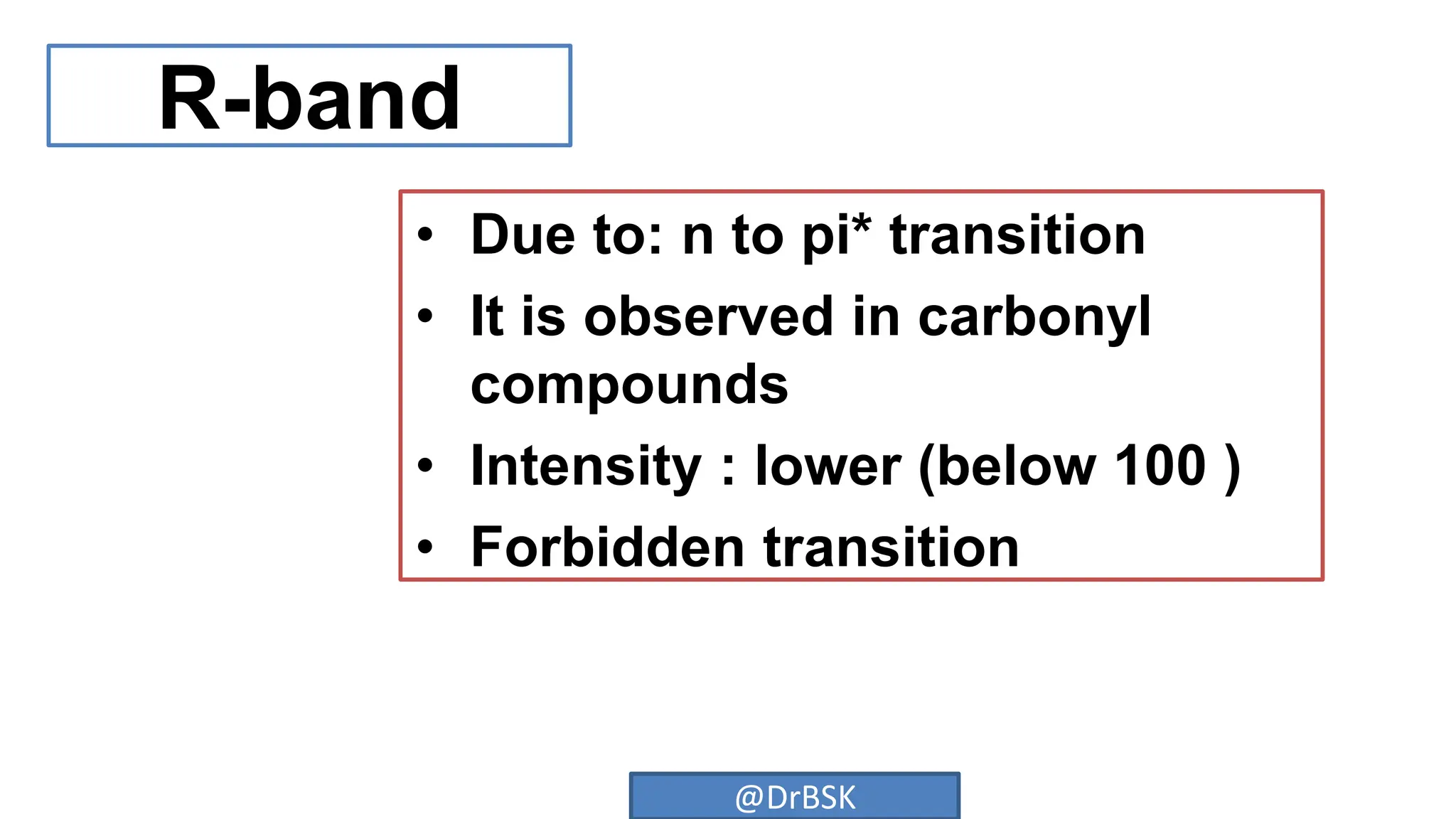 Bands in UV Spectroscopy | PPTX