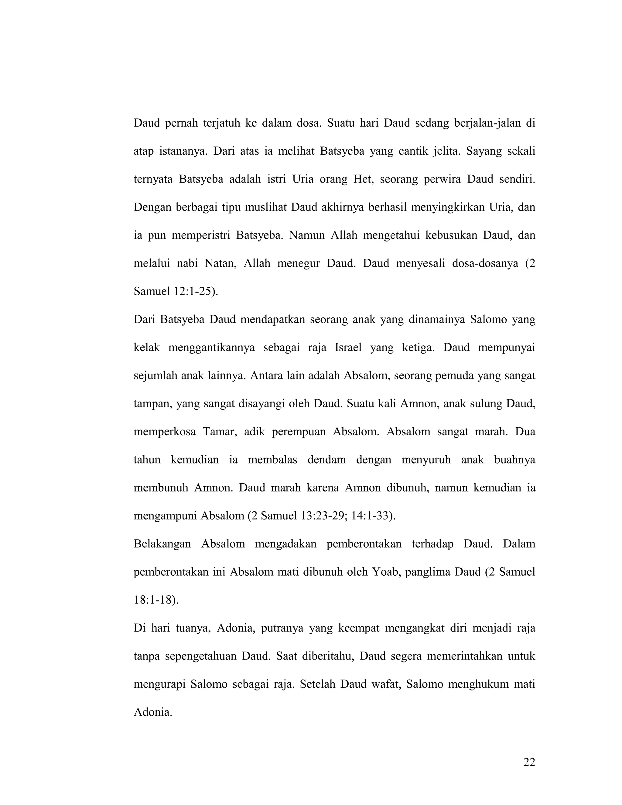 5 bapa bangsa orang israel | PDF