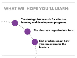 5 Barriers to Effective Employee Training Programs and How to Crush ...