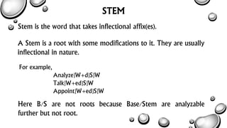 5 base root and stem | PDF