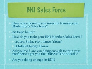 5 basic BNI fundamentals (Quantum Workshop) | KEY