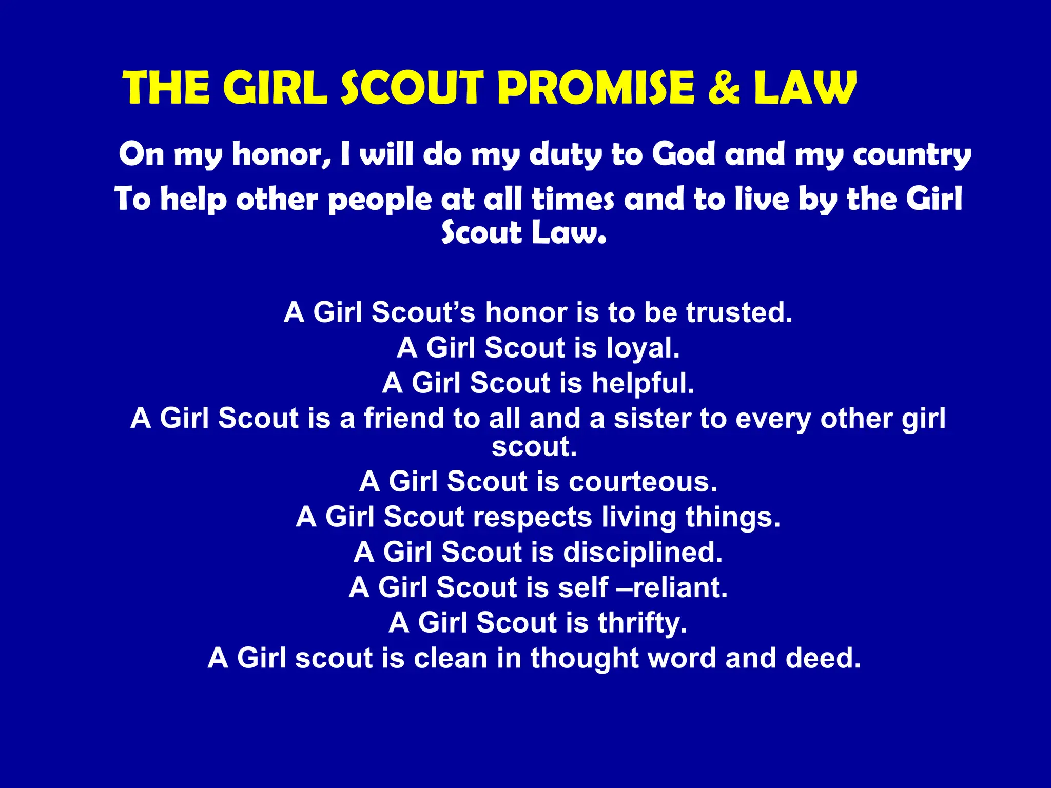 Five Basic Essentials in Girl Scouting.ppt