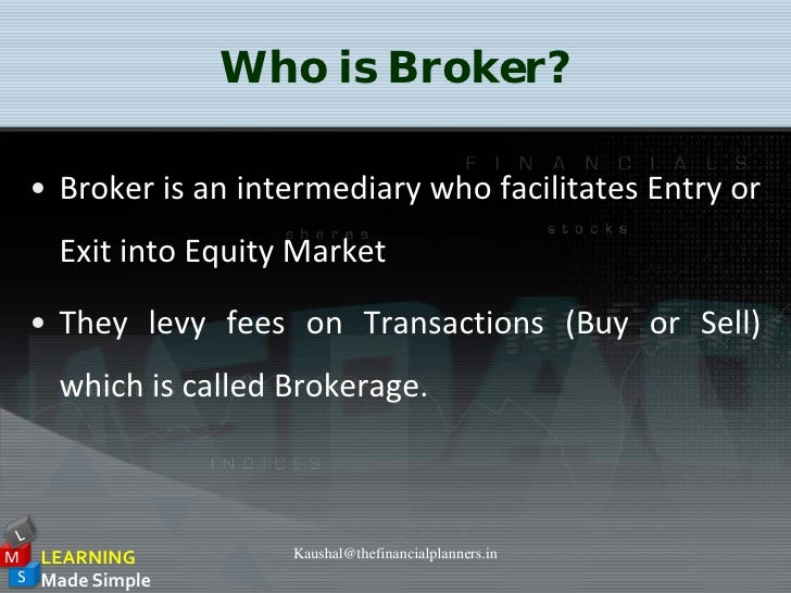 Basics Of Broking