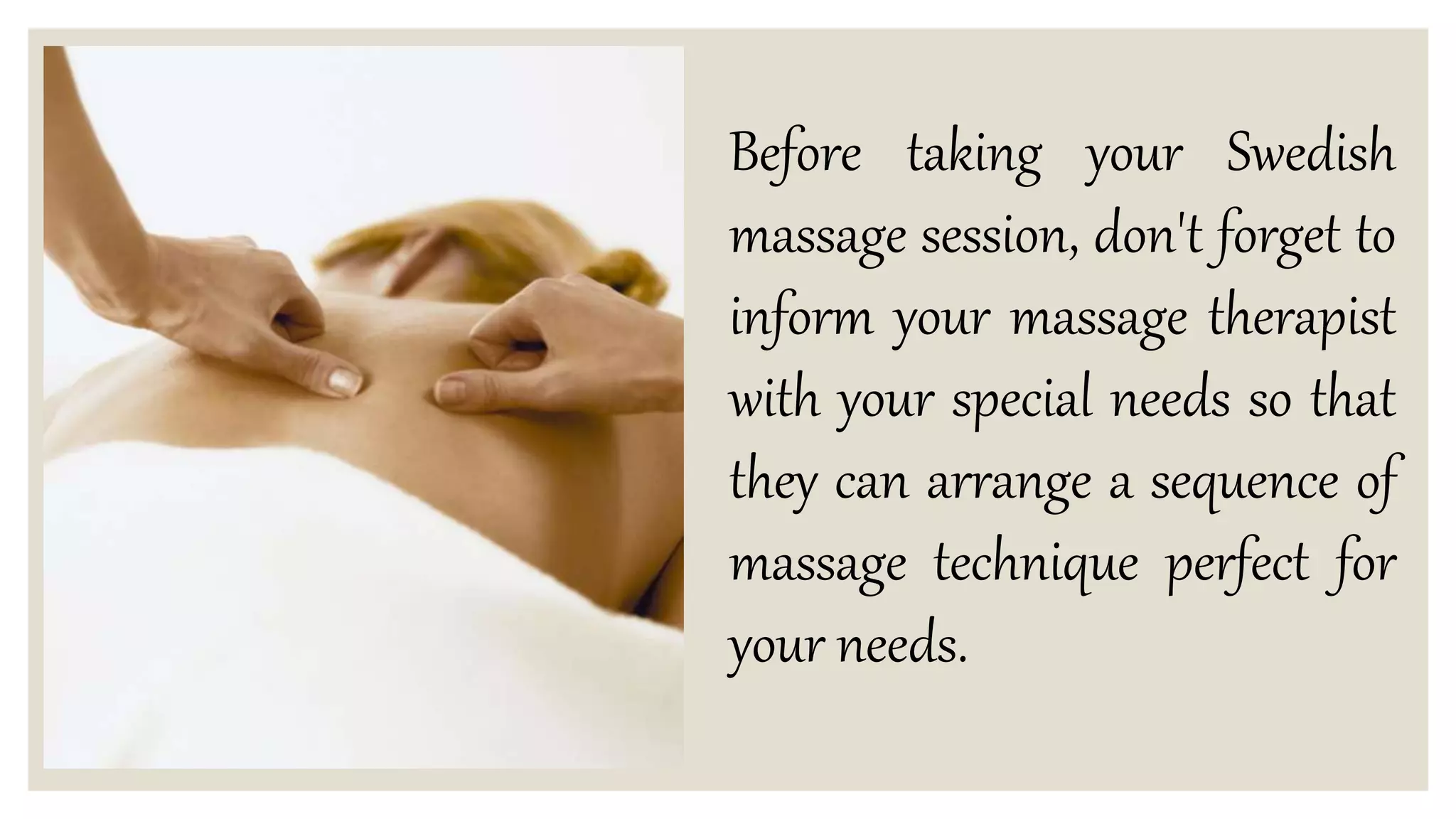 5 Basic Swedish Massage Technique Pptx 9137