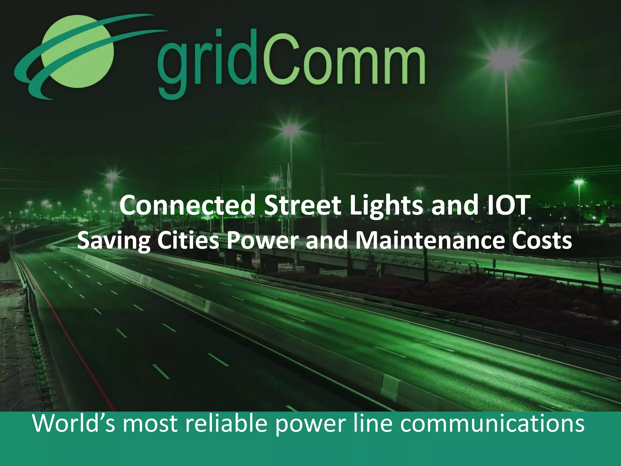 gridComm_corporate_summary_Street Lights | PPT