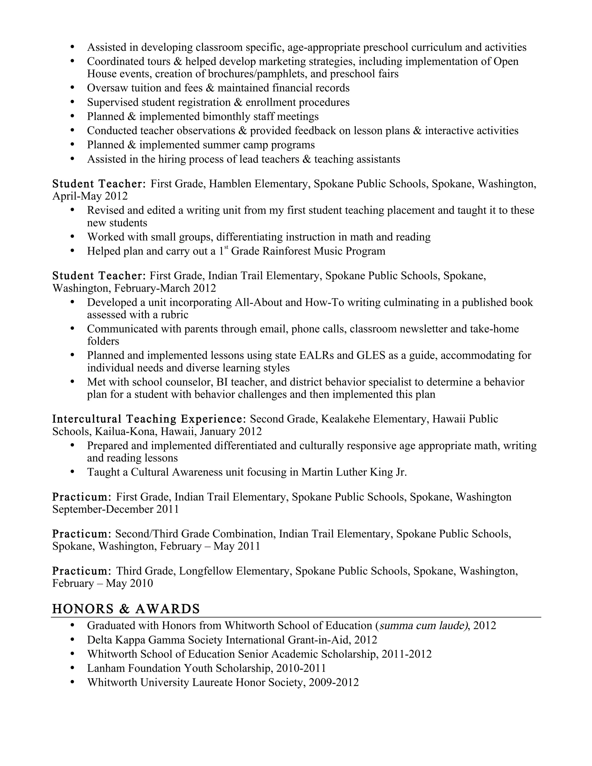 Ashelyn Ross Resume | PDF
