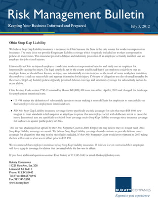 Ohio Stop Gap Bulletin | PDF