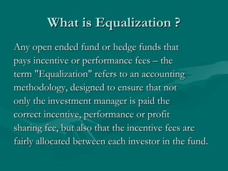 EQUALIZATION | PPT