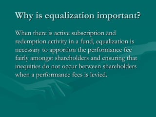EQUALIZATION | PPT