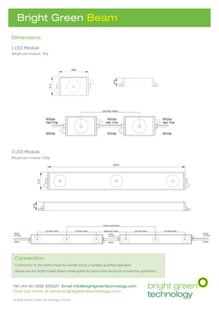 Datasheet Bright Green Beam - IP rated | PDF