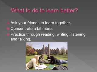 How to learn better | PPT