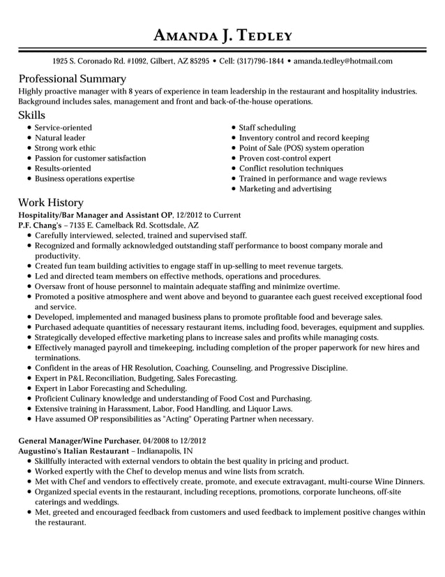Amanda's Resume | PDF | Business Administration | Business