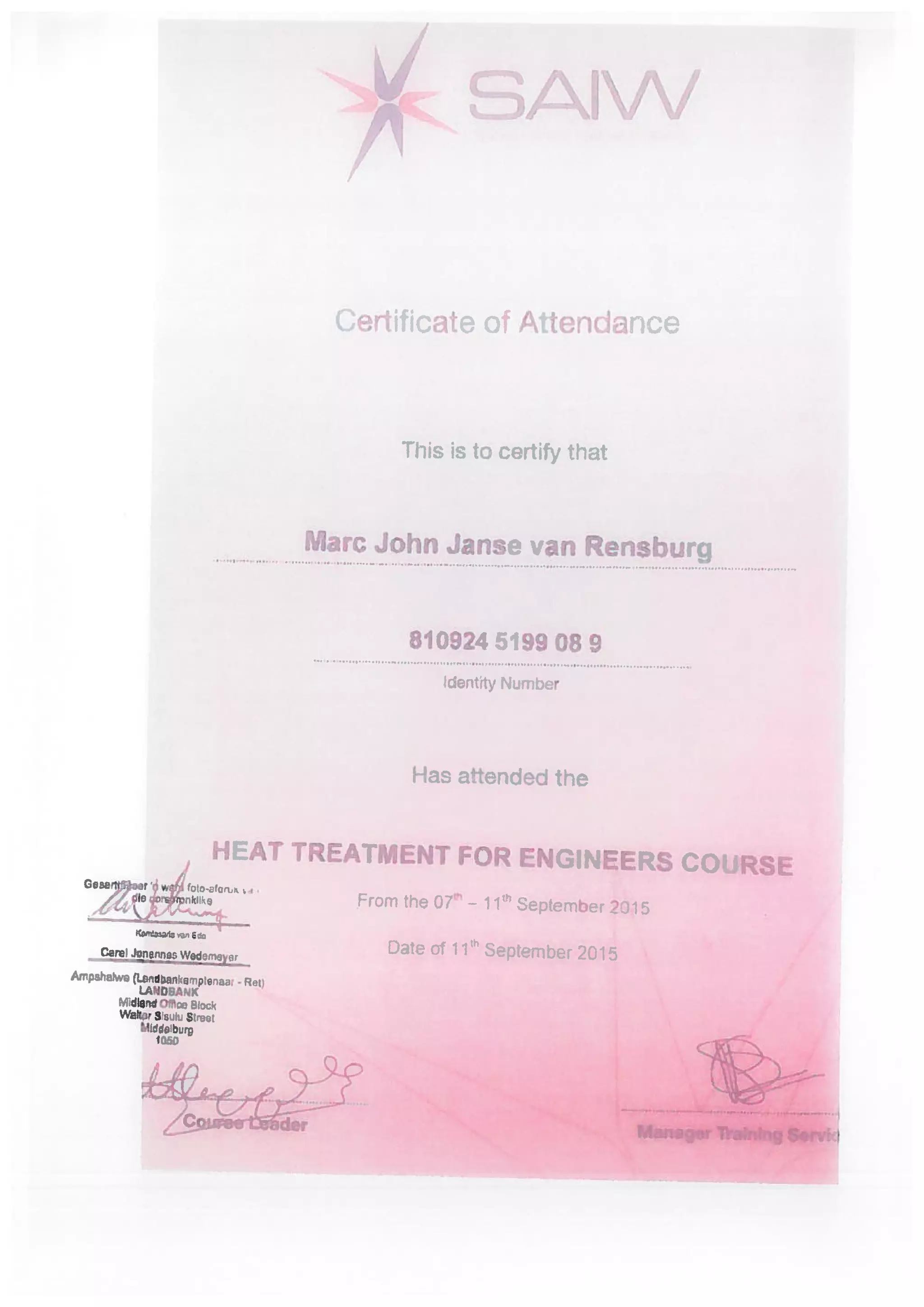 SAIW - Heat Treatment for Eng | PDF