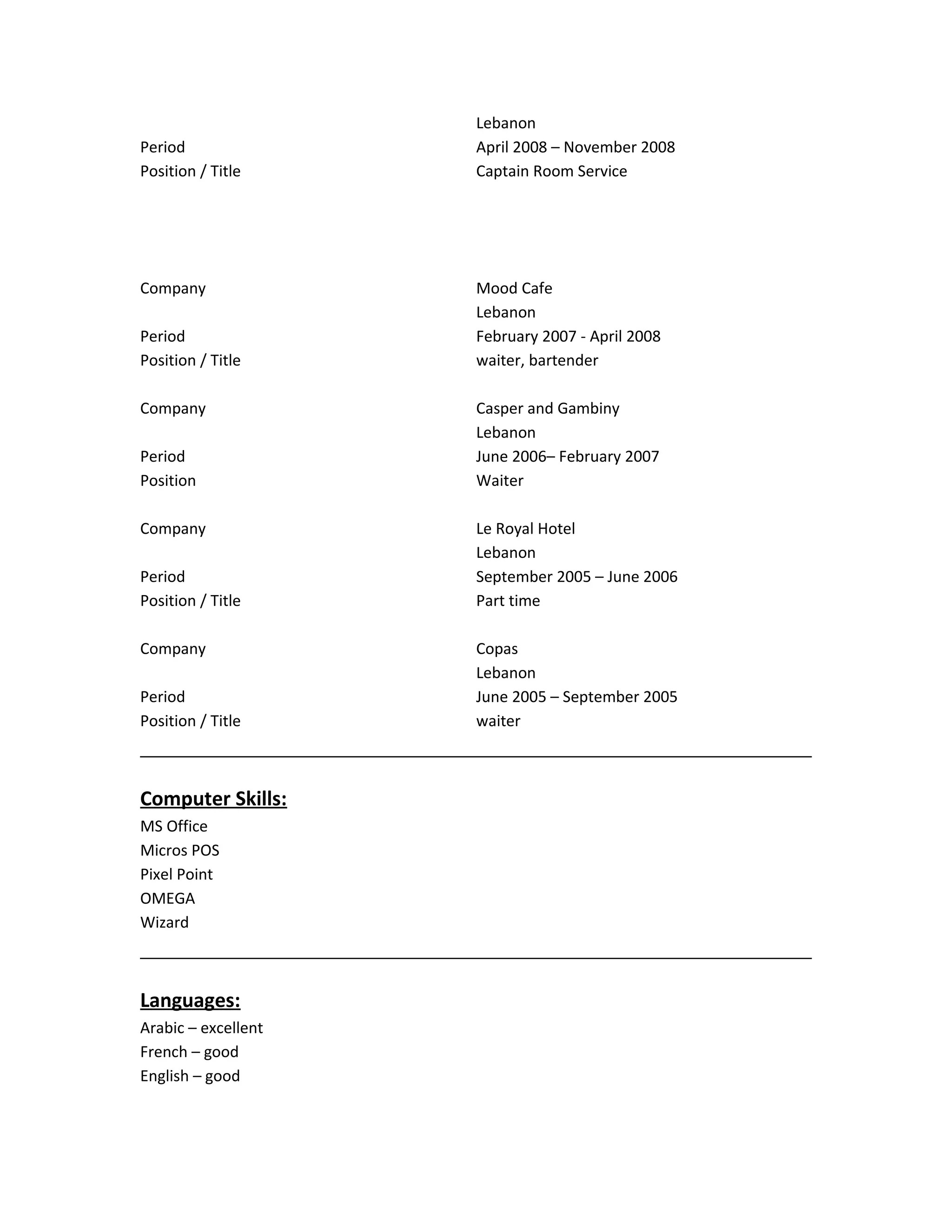 Richard Abi Rached CV | DOC