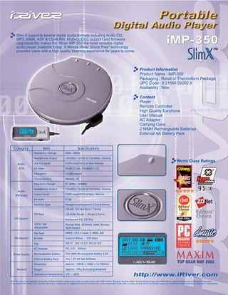 SlimX datasheet | PDF