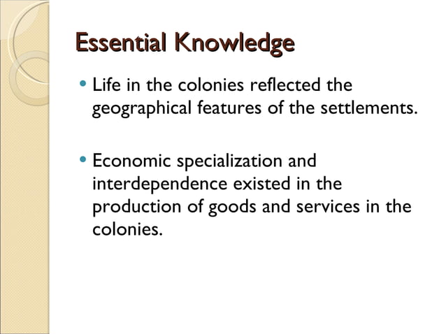 5b colonial regions | PPT