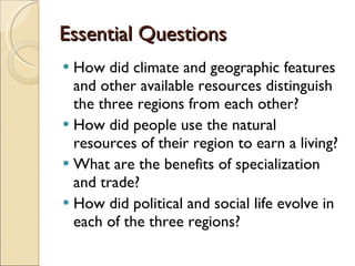 5b colonial regions | PPT