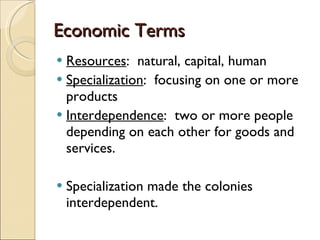 5b colonial regions | PPT