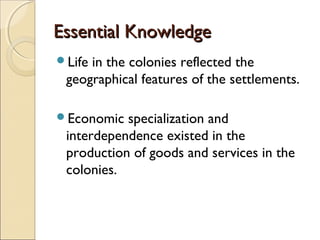 5b colonial regions | PPT