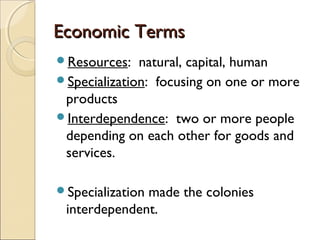 5b colonial regions | PPT