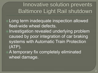 Light Rail Braking & Automatic Train Protection | PPTX