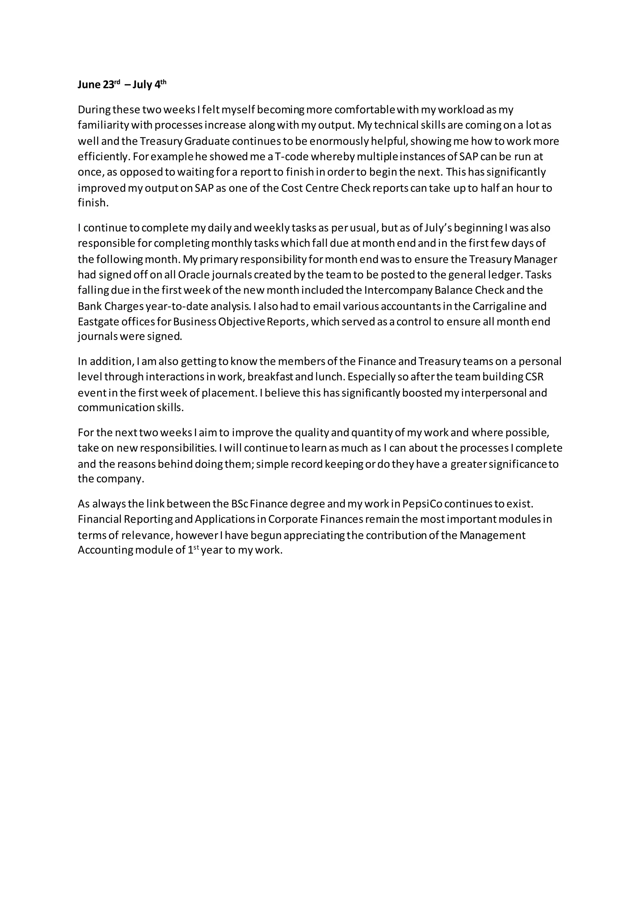 Learning Journals | DOCX