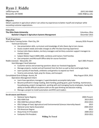 Ryan Resume1 | PDF