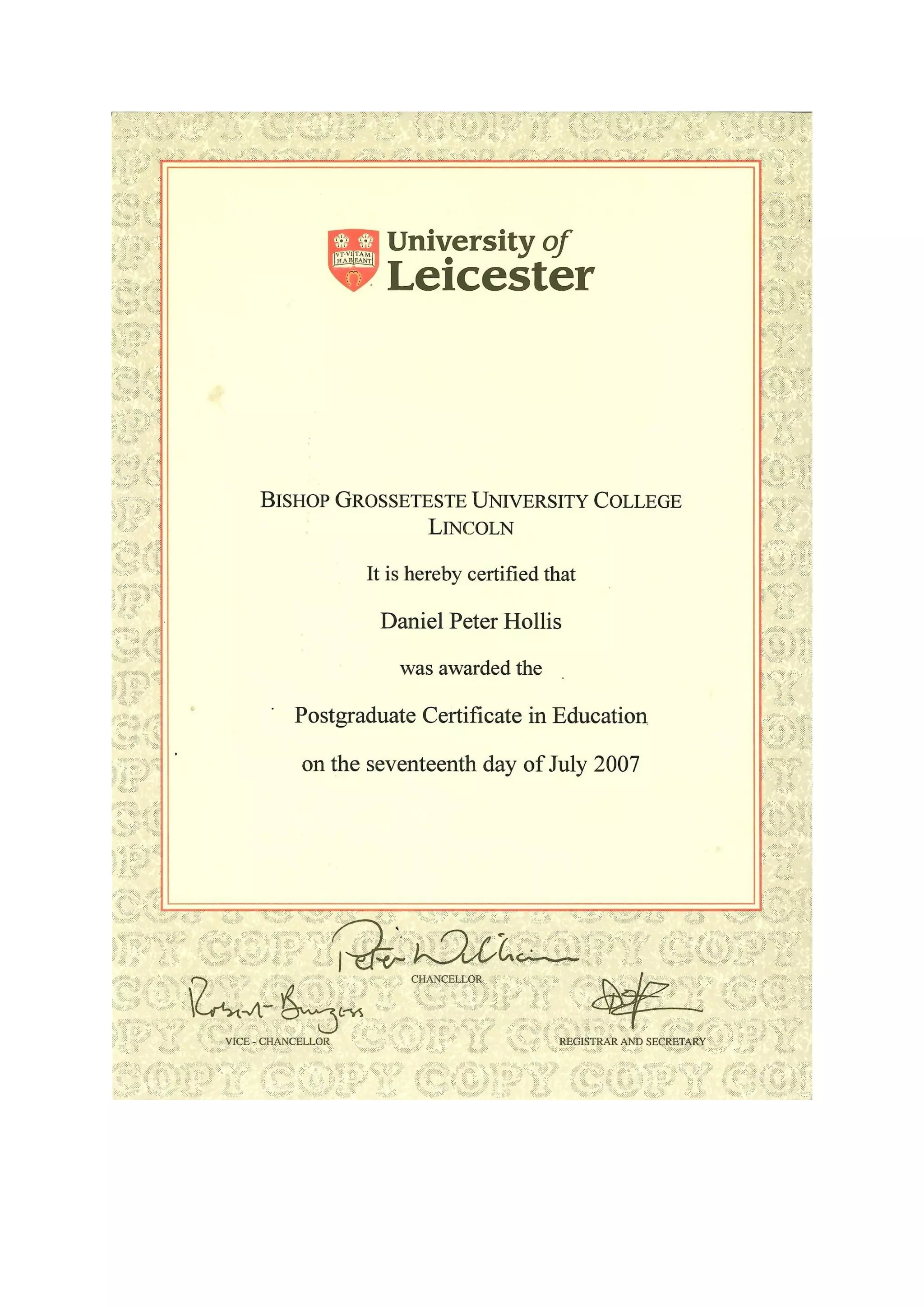 PGCE Certificate (1) (1) | PDF