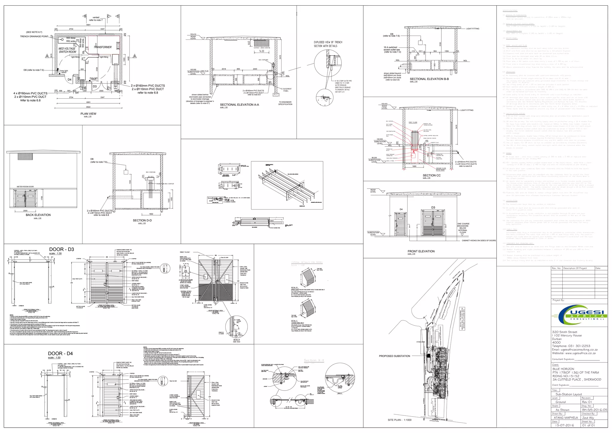 electrical sub dwg1.4.5-Layout1 | PDF