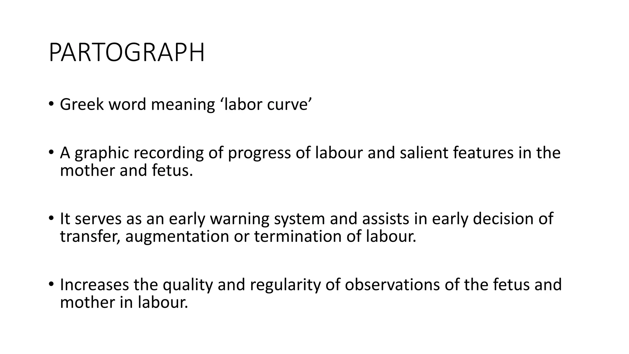 Normal Labour and Partography | PPTX