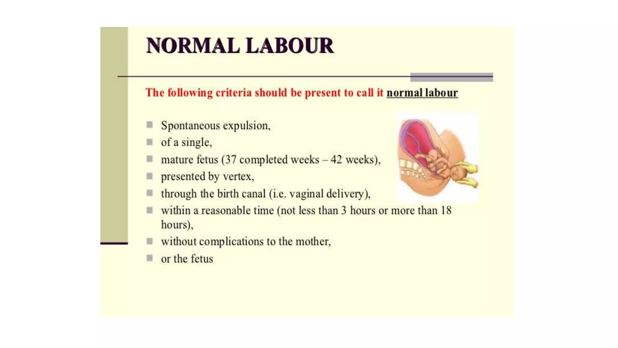 Normal Labour and Partography | PPTX