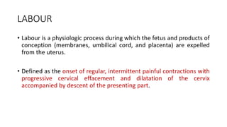 Normal Labour and Partography | PPTX