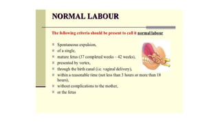 Normal Labour and Partography | PPTX