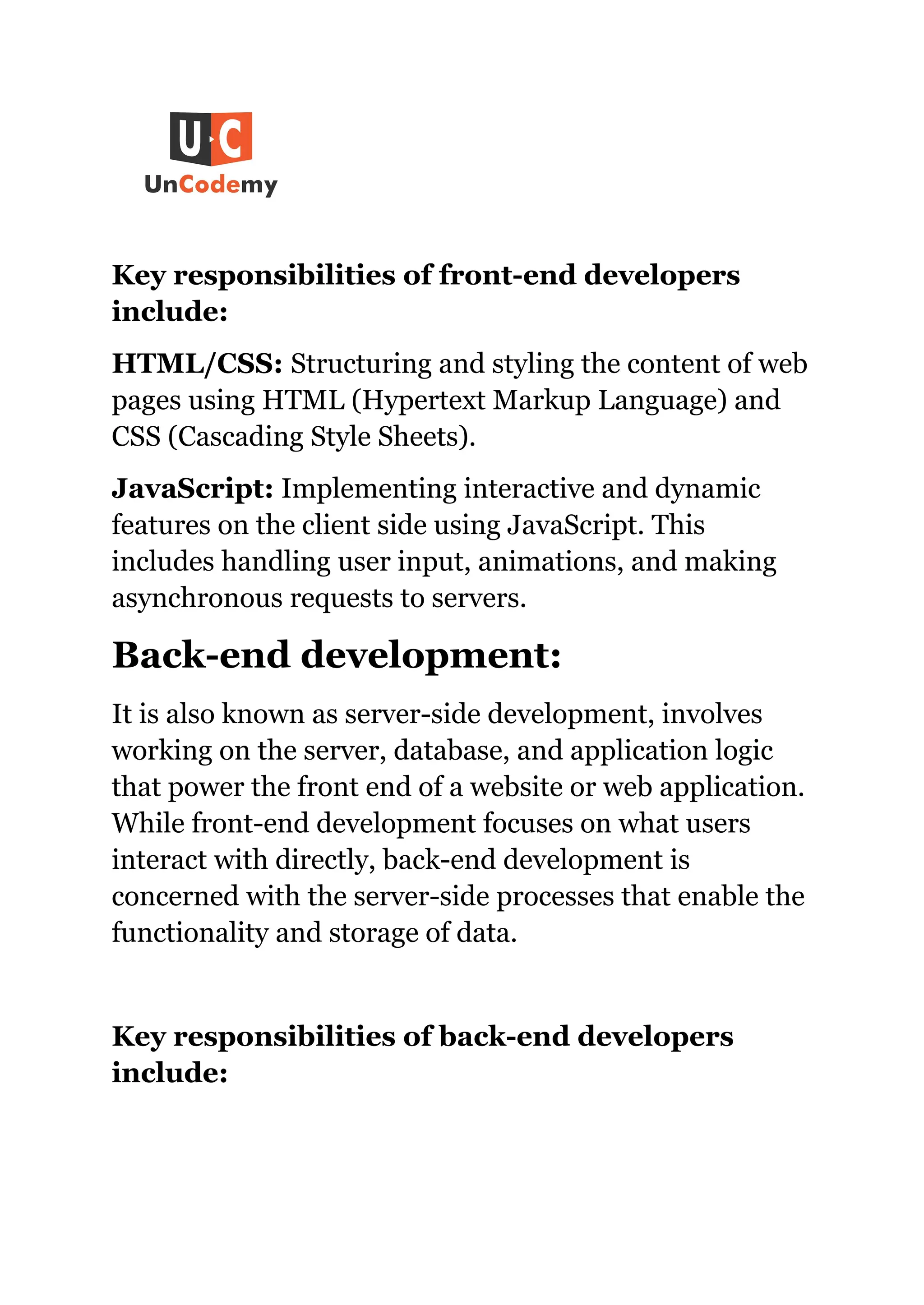 5 Benefits of attaining Full-Stack Development Skills.pdf | Web Development | Internet
