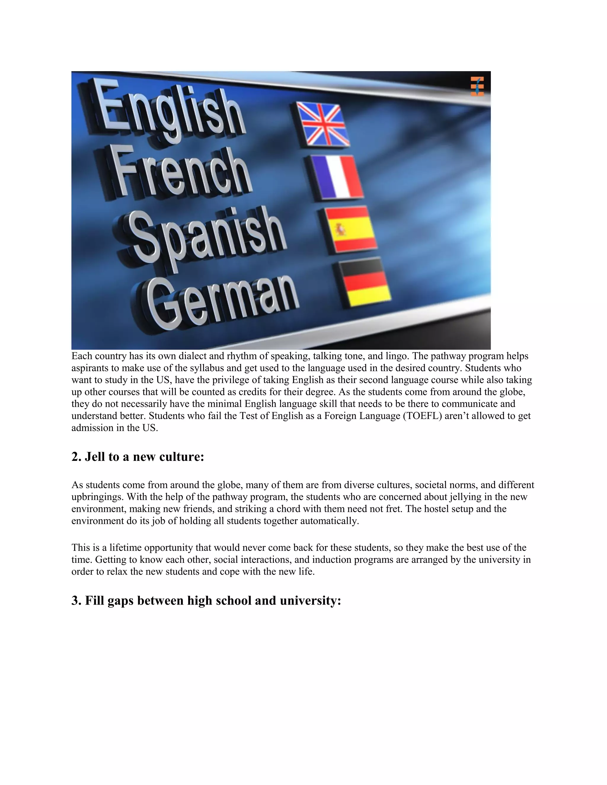 5 Important Benefits of Choosing a Pathway Program | Future Education ...