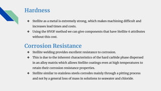 Stellite Welding Provider - Gemson | PPTX