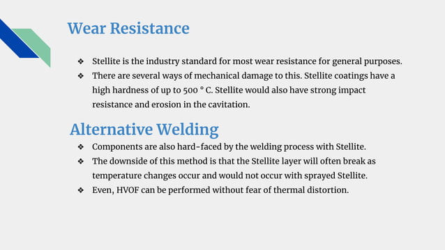 Stellite Welding Provider - Gemson | PPT