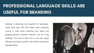 5 Benefits Of Using A Voice Over Service.ppt