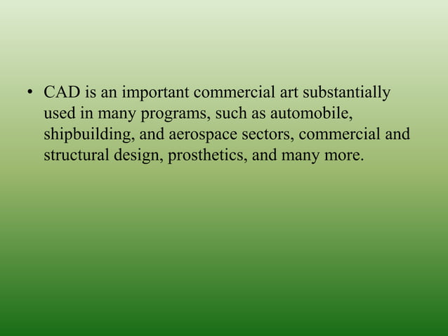 5 benefits of using cad program | PPT