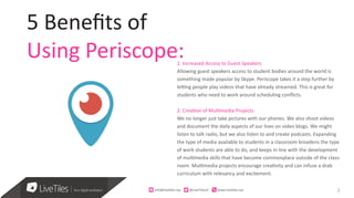 5 benefits of using periscope in the classroom | PPT