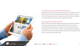 5 benefits of using periscope in the classroom | PPT