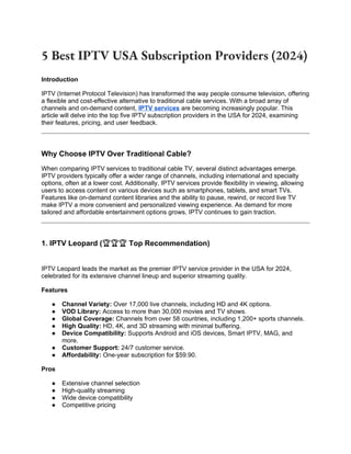 5 Best IPTV USA Subscription Providers (2024).docx