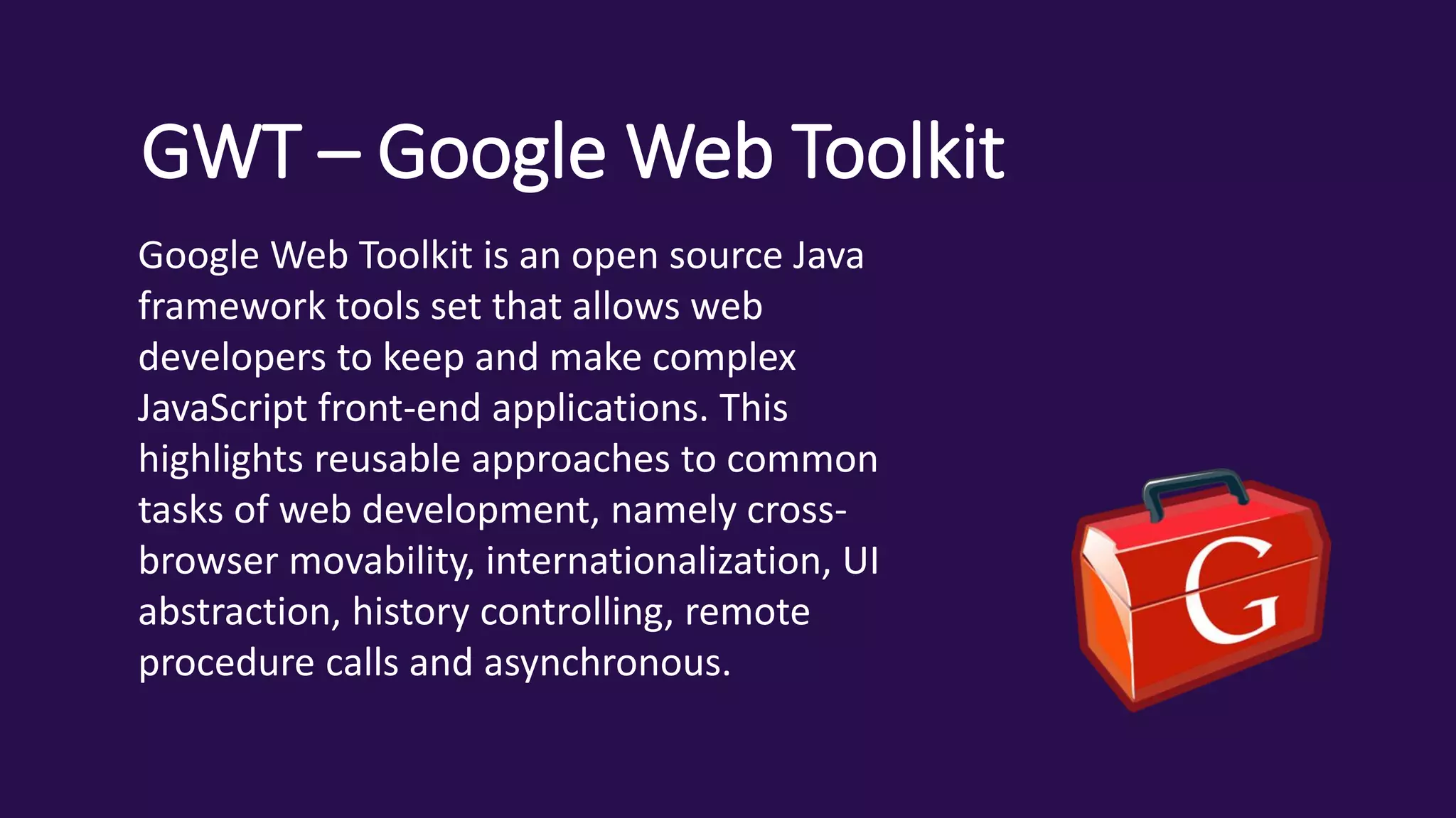 5 best Java Frameworks | PPT