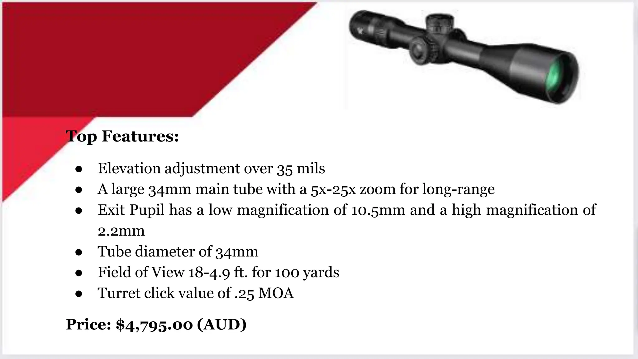 5 Best Low Light Hunting Riflescopes In 2024.pptx