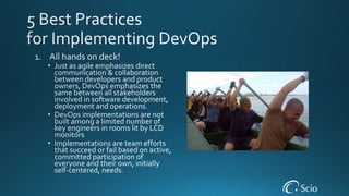 5 Best Practices for Implementing DevOps | PPTX