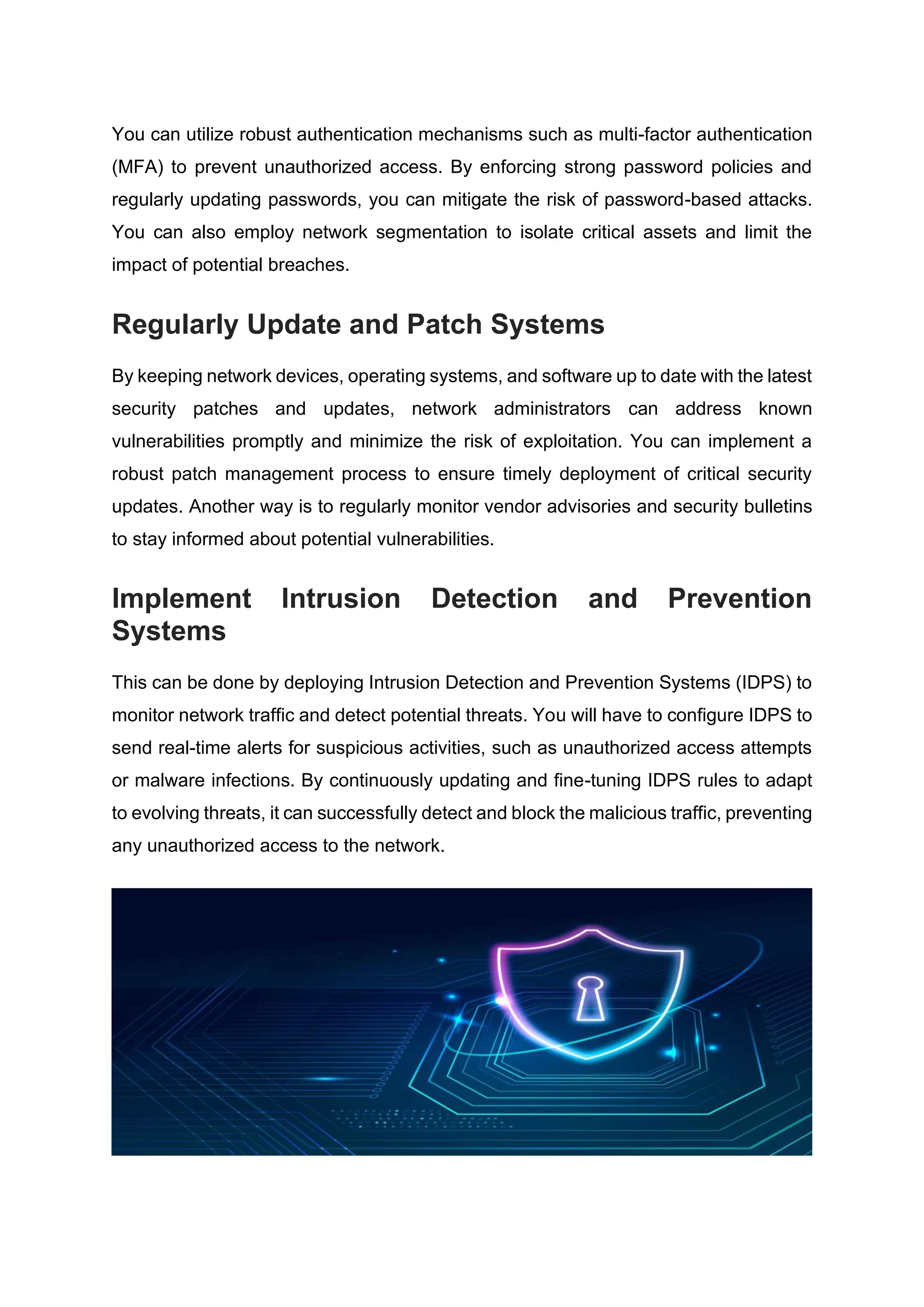 5 Best Practices For Network Security | PDF